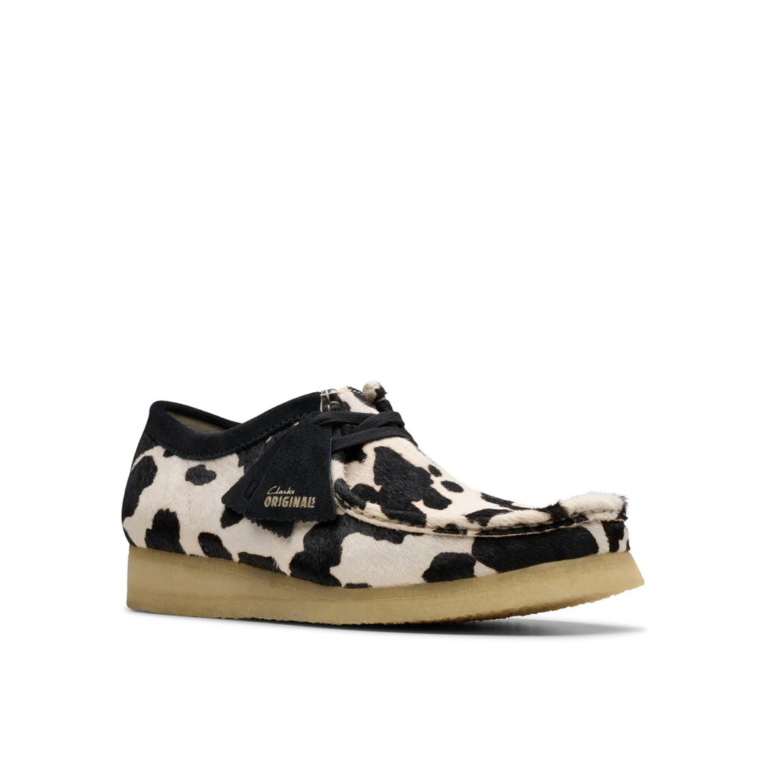 Clarks Wallabee Cow Print, Men's Fashion, Footwear, Dress Shoes on ...