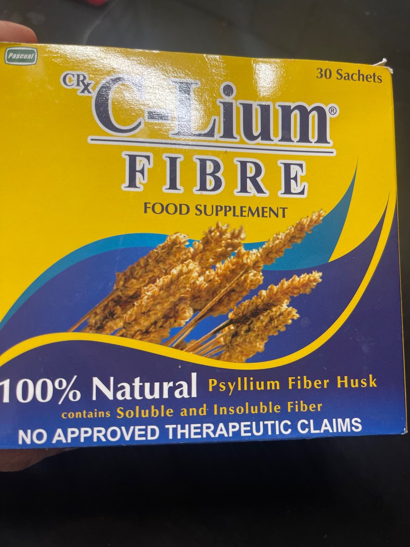 C-Lium Fibre sachets 100% Natural, Health & Nutrition, Health ...