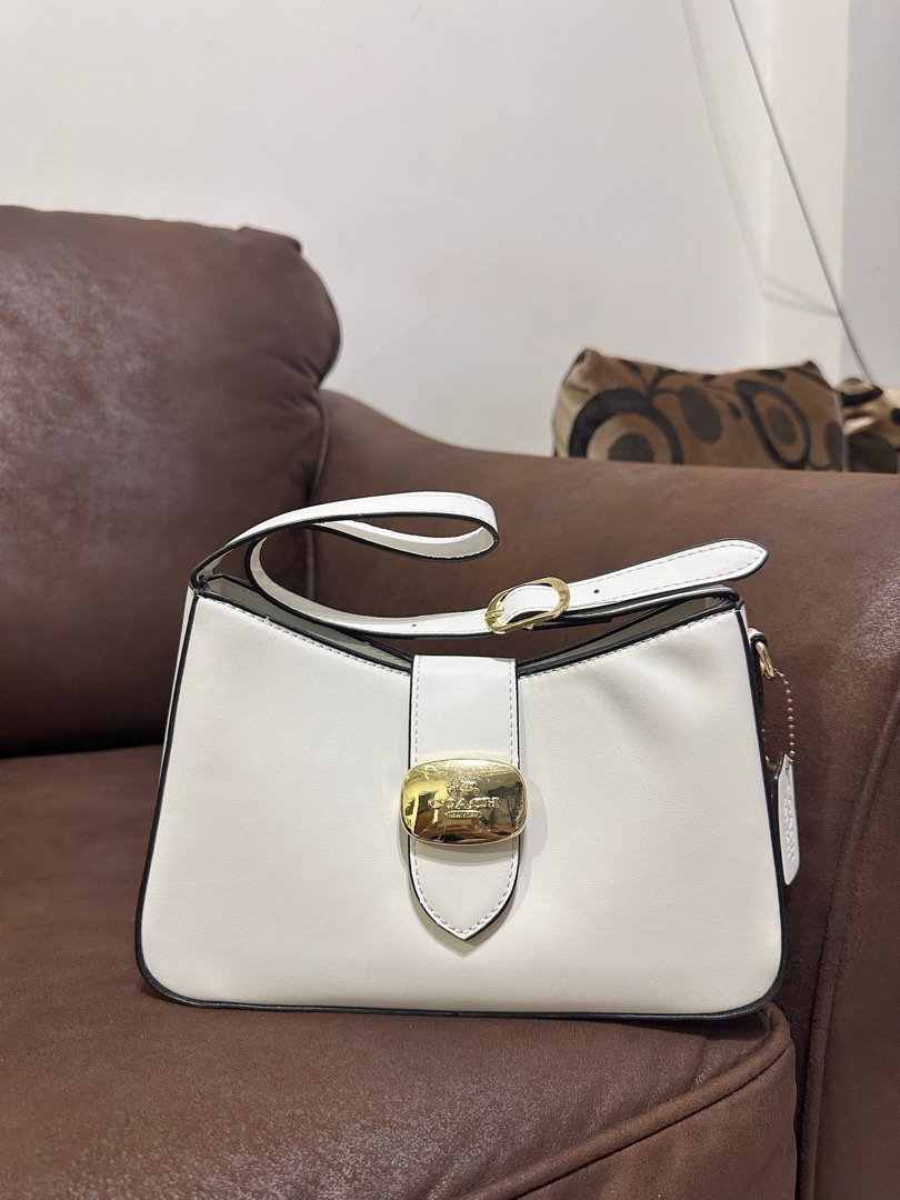 Coach Eliza Shoulder, Fesyen Wanita, Tas & Dompet di Carousell