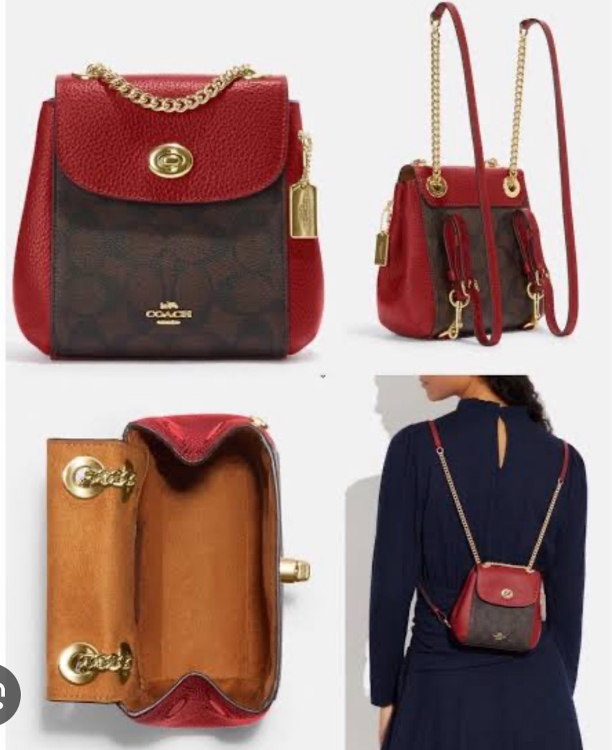 Coach mini backpack, Women's Fashion, Bags & Wallets, Backpacks on ...