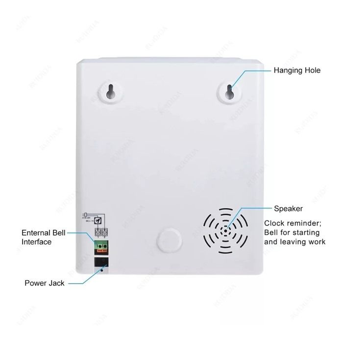 DIGITAL/ANALOG Time Recorder Time Attendance Bundy Clock Payroll ...