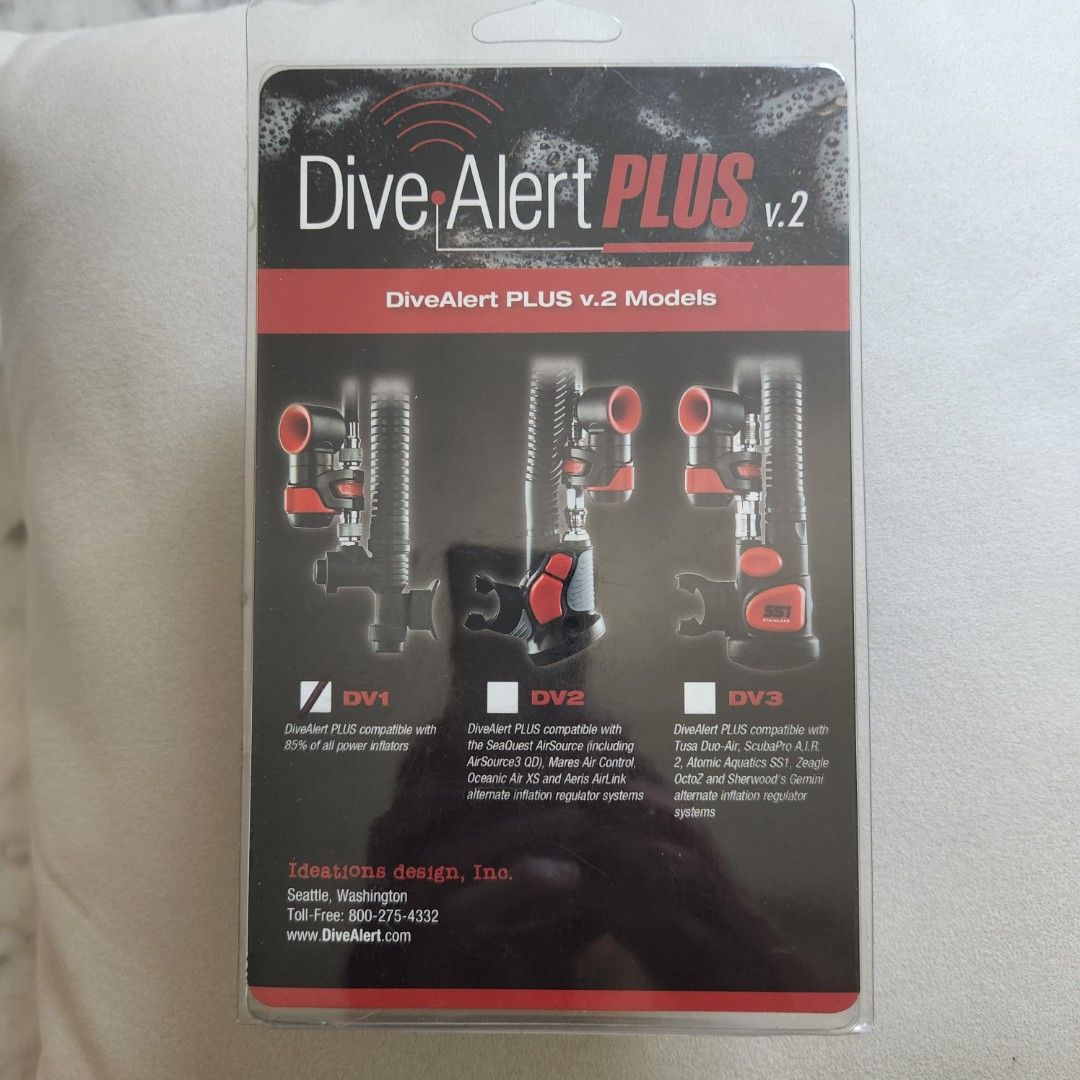 Dive Alert Plus V.2 DV1, Sports Equipment, Sports & Games, Water Sports ...