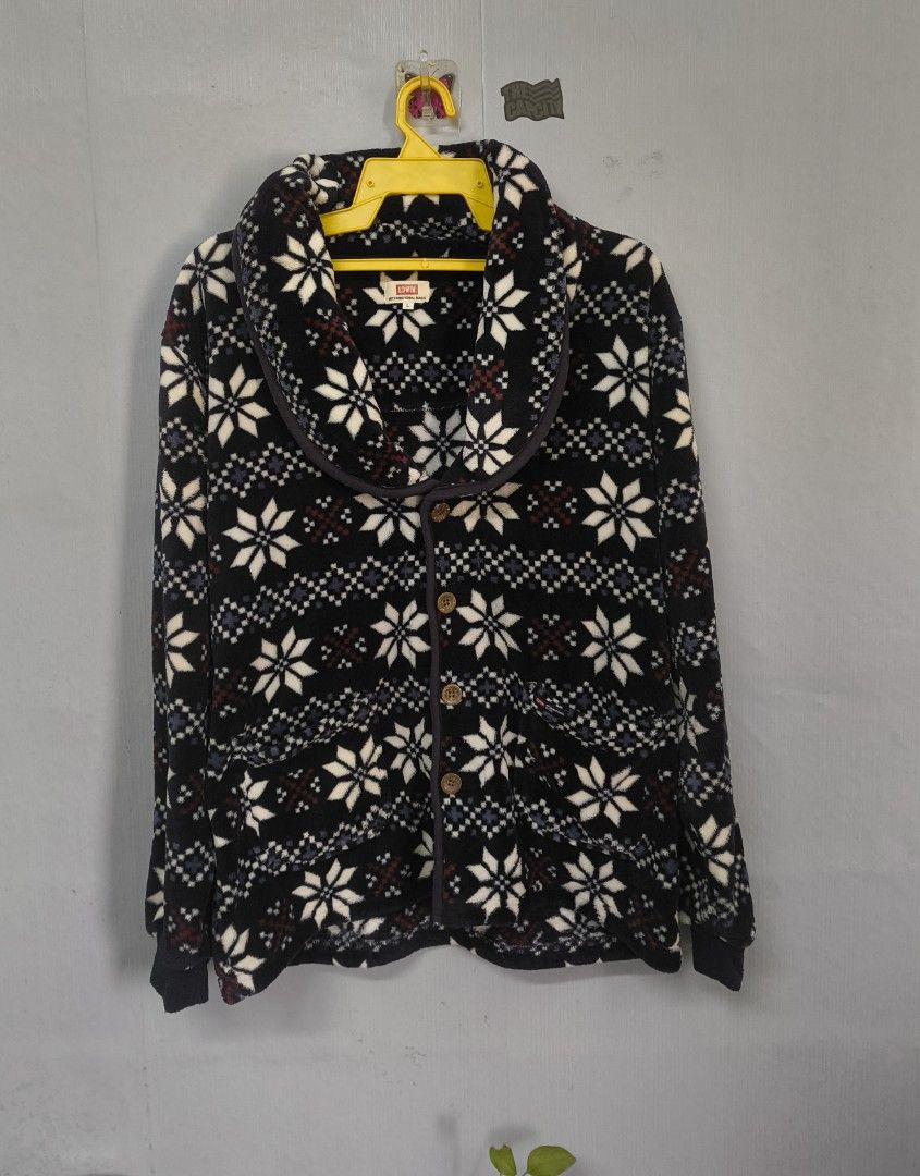 EDWIN X NAVAJO FLEECE JACKET, Men's Fashion, Tops & Sets, Vests on ...