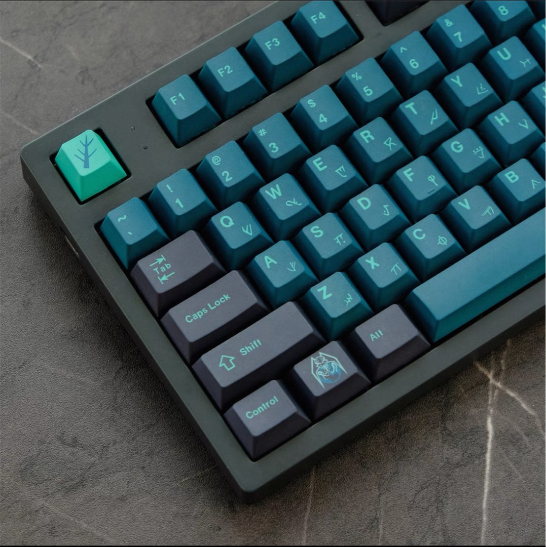 GMK Abyss Cherry Profile Keycaps, Computers & Tech, Parts & Accessories ...