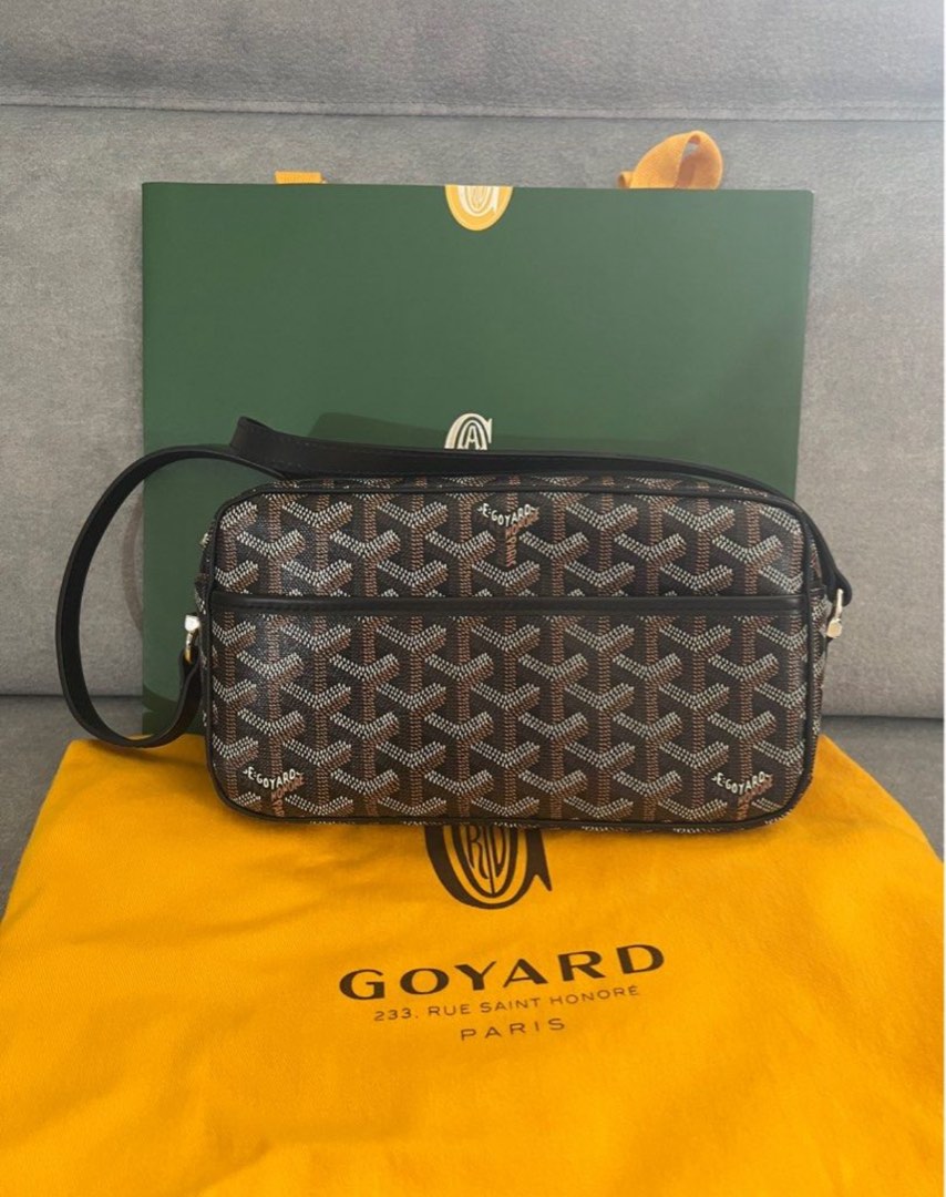 Goyard cap vert camera bag, 名牌, 手袋及銀包 - Carousell