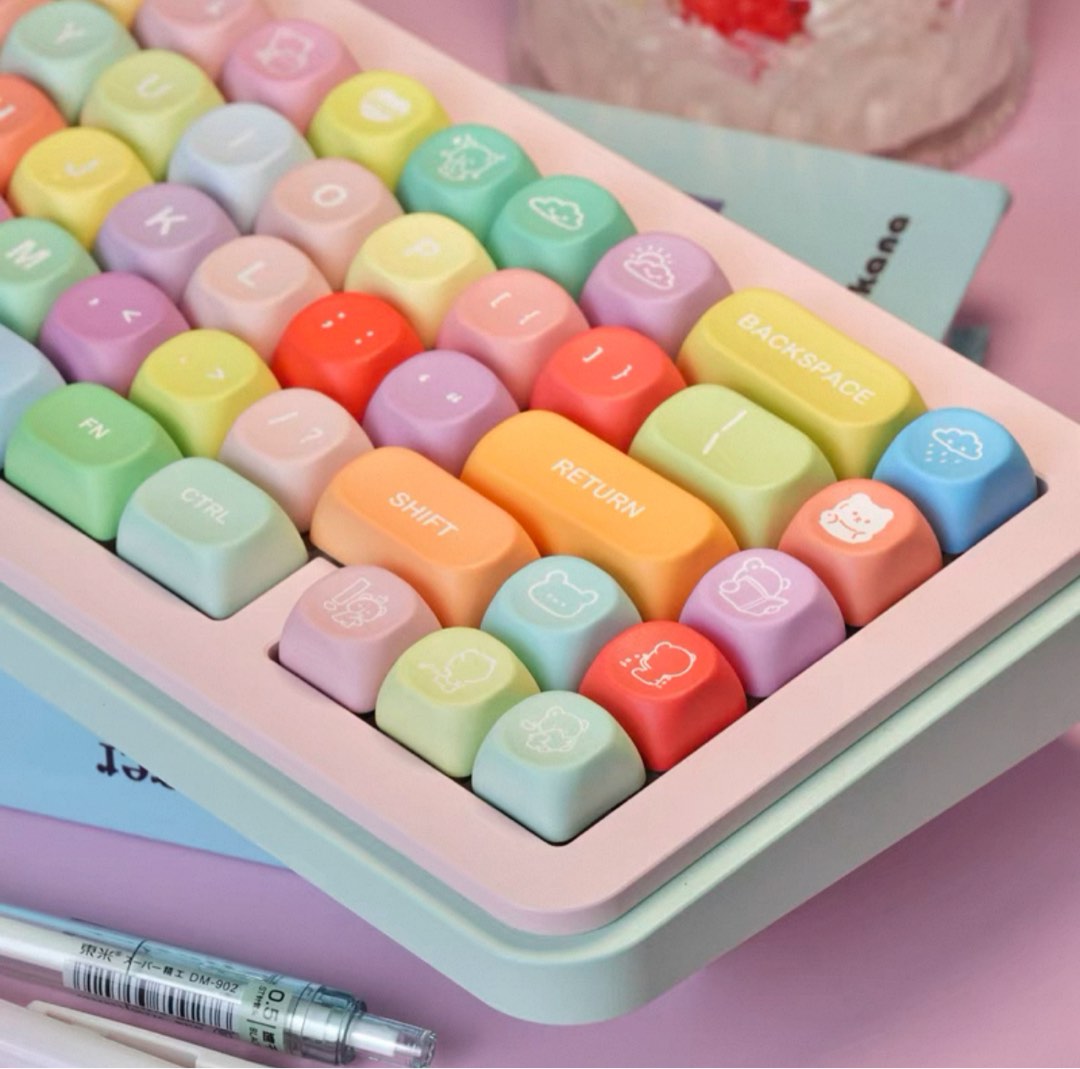 Gummy Bear Themed MOA Profile Keycaps, Computers & Tech, Parts ...