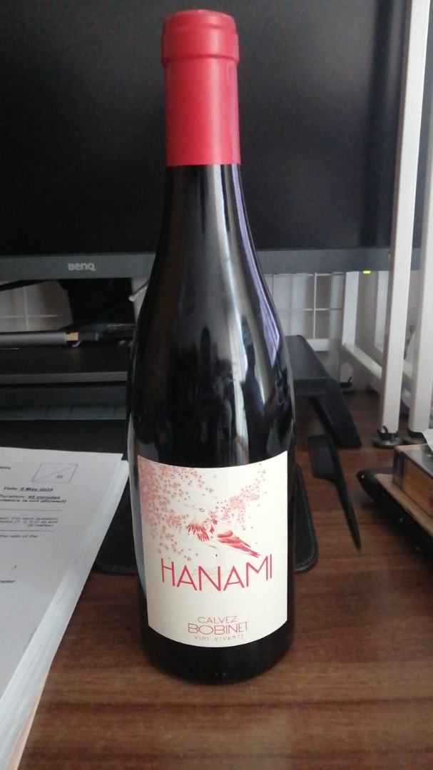 Red wine Hanami Calvez Bobinet 2022 750ml, Food & Drinks, Beverages on ...