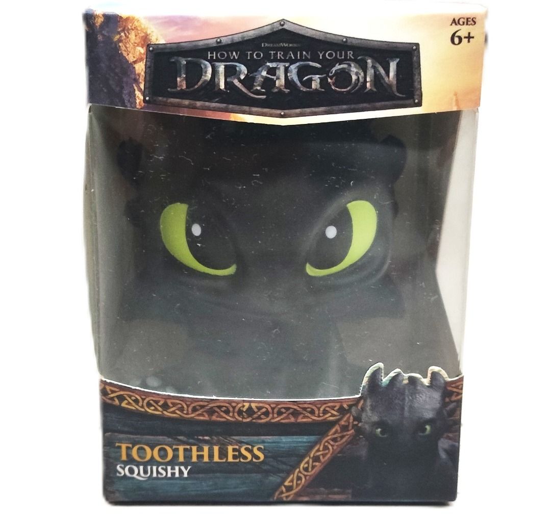 How to train your dragon Toothless squishy soft toy movie collectible ...