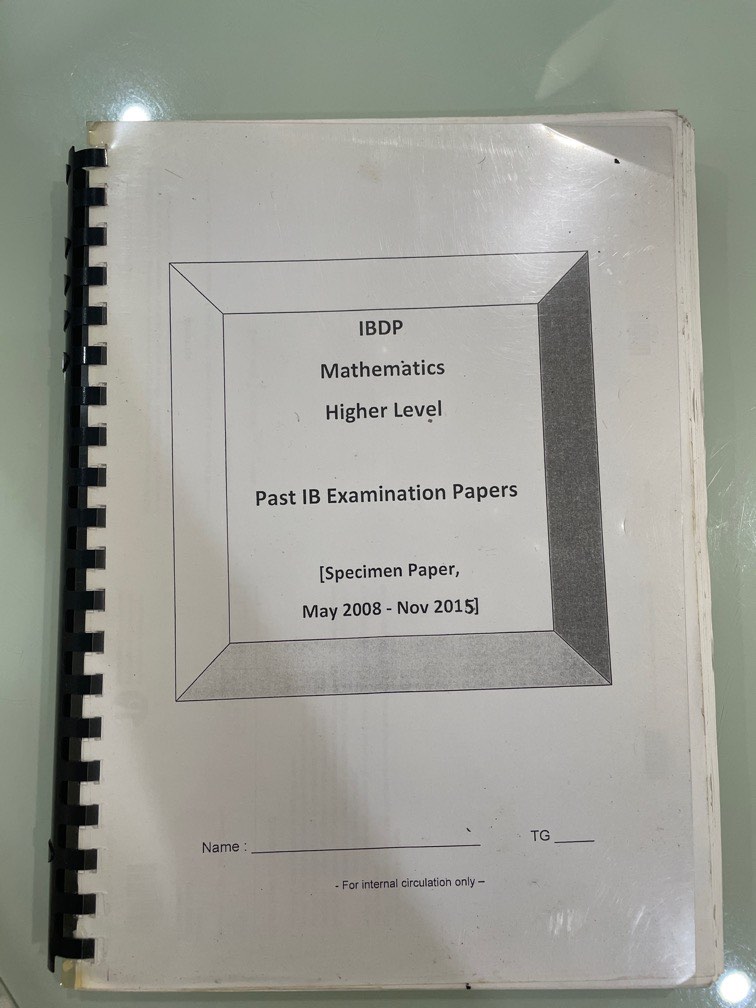 IB HL Math PYP, Hobbies & Toys, Stationery & Craft, Stationery & School ...