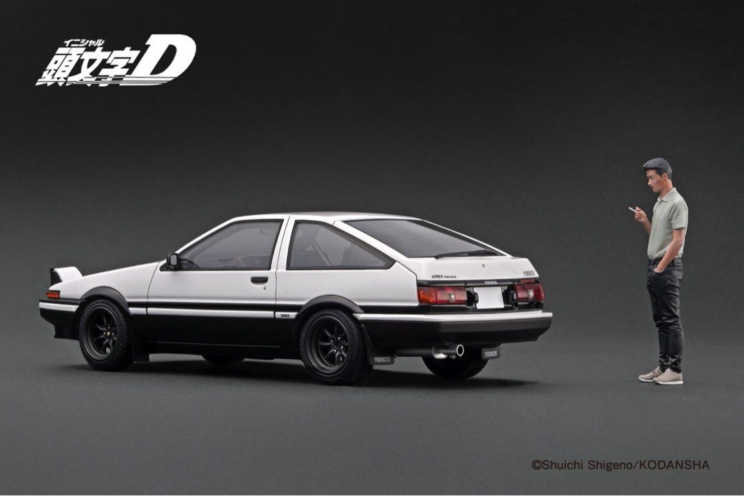 [IGNITION MODEL] 1/18 Initial D Toyota Sprinter Trueno AE86 with Mr ...