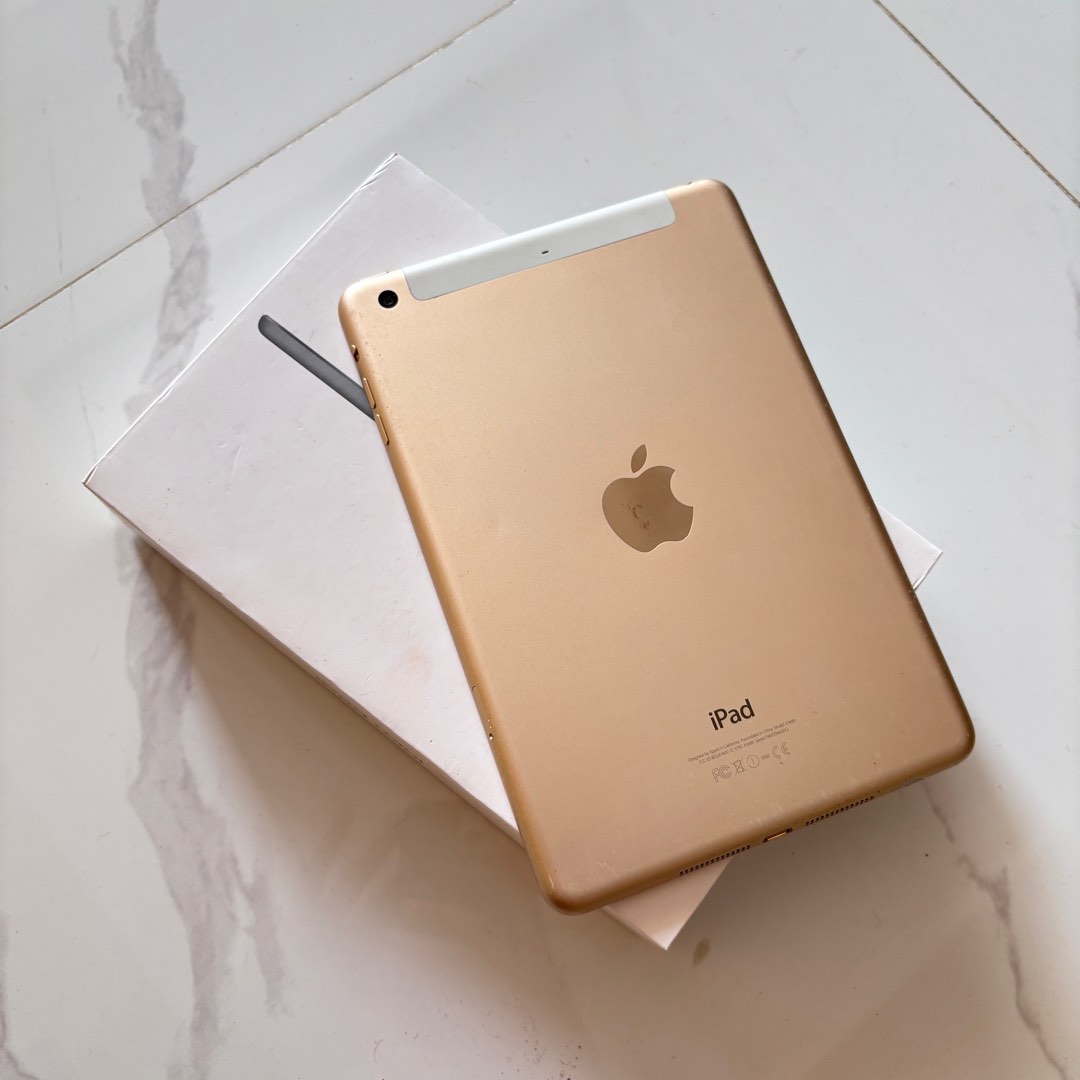 IPAD MINI 3 WIFI SELULER 16GB GOLD, Telepon Seluler & Tablet, Tablet di ...