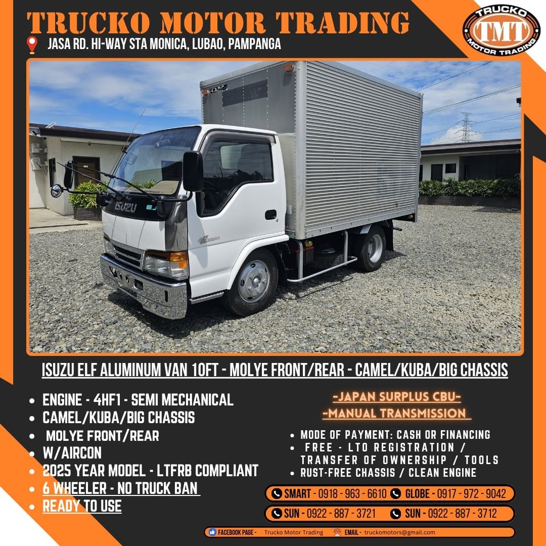 Isuzu Elf Aluminum Closed Van 10ft -Molye - 4HF1 - 2025, Special ...