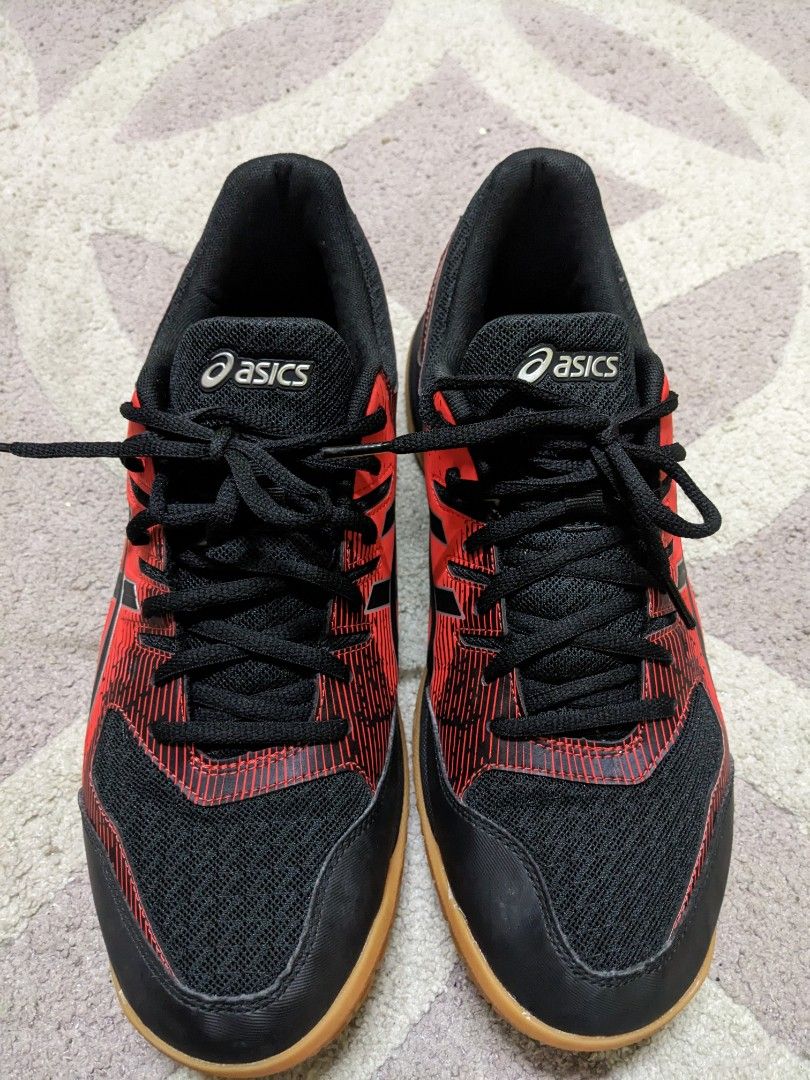 Kasut Badminton Asic 10UK, Sports Equipment, Sports & Games, Racket ...