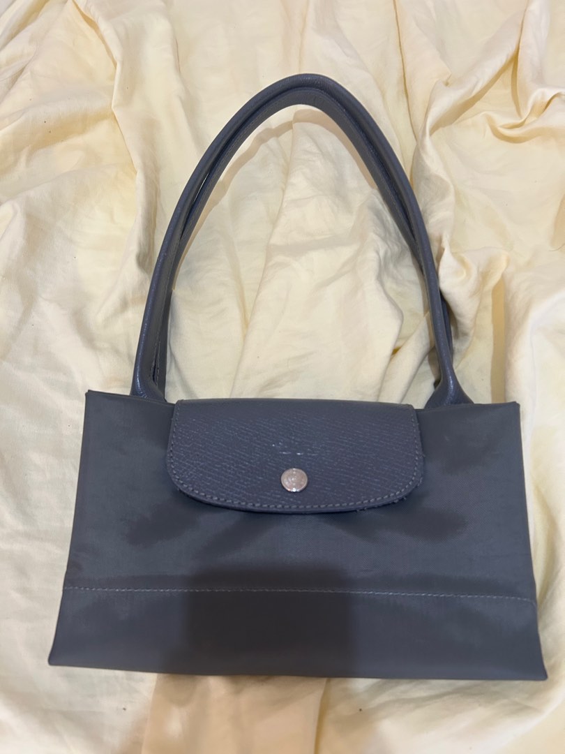 Longchamp LePliage Graphite, Luxury, Bags & Wallets on Carousell
