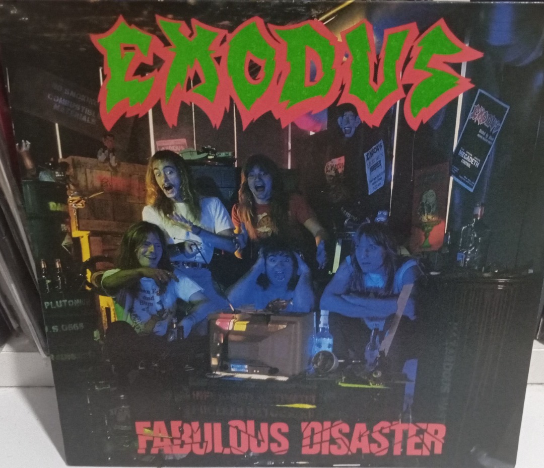 LP EXODUS - FABULOUS DISASTER, Hobbies & Toys, Music & Media, Vinyls on ...