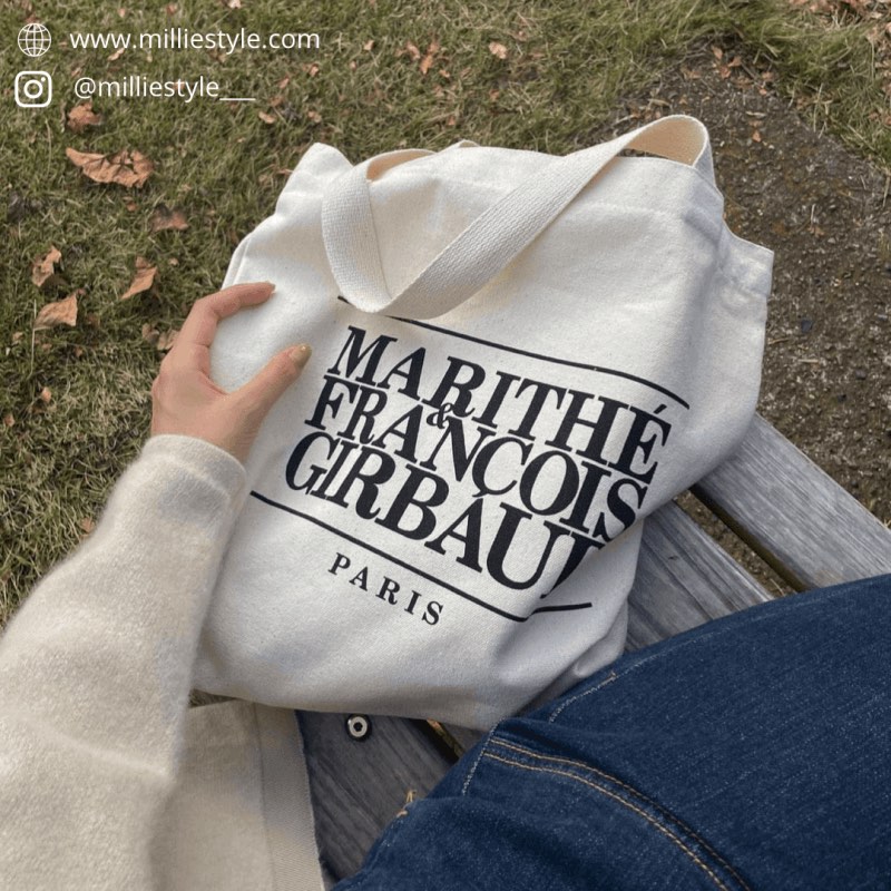 MARITHE FRANCOIS GIRBAUD Classic Logo Eco Bag, Women's Fashion, Bags ...