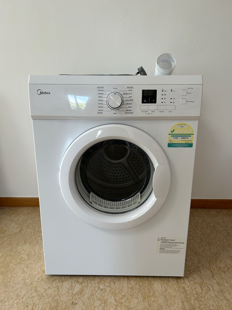 Midea Dryer 7kg, TV & Home Appliances, Washing Machines and Dryers on ...