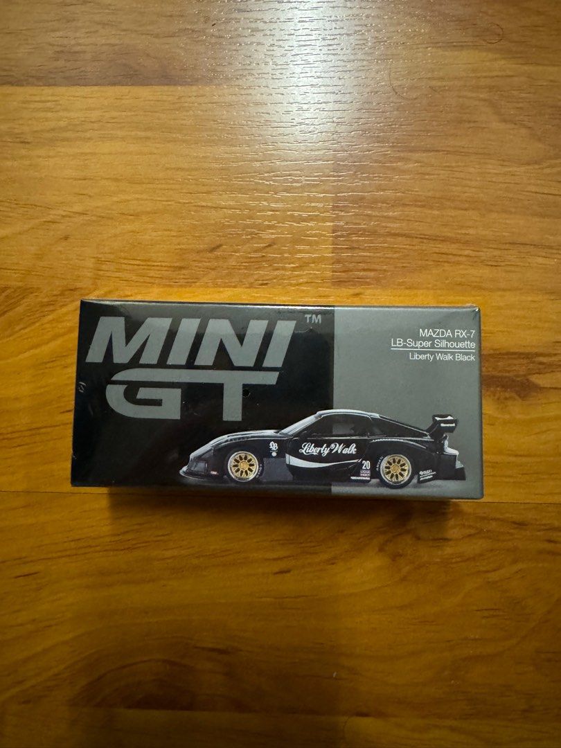 Mini GT Mazda RX7 LB Super Silhouette Liberty Walk Black, Hobbies ...
