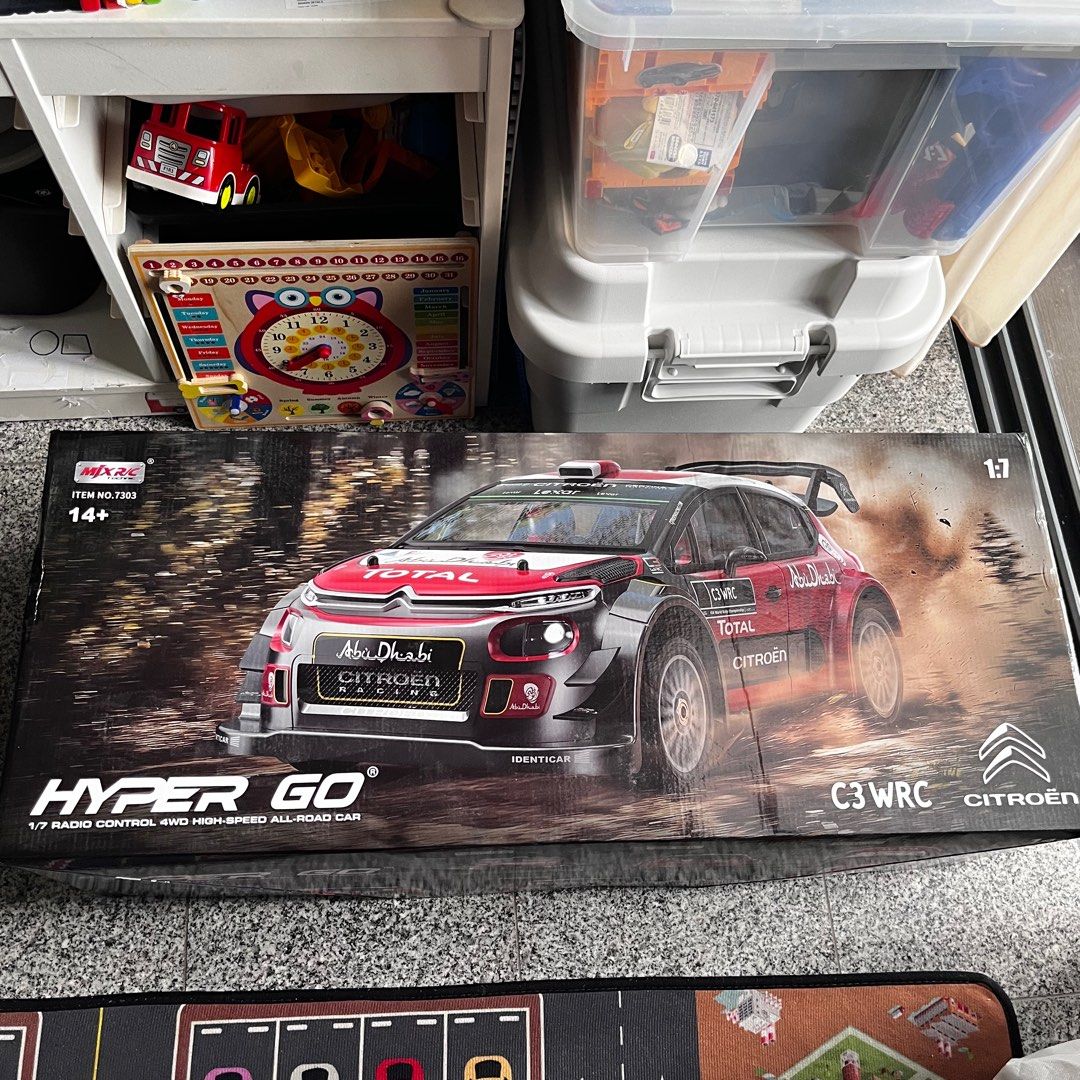MJX HYPER GO 7303 1/7 scale Citroen C3 WRC Rally Remote Control Car ...