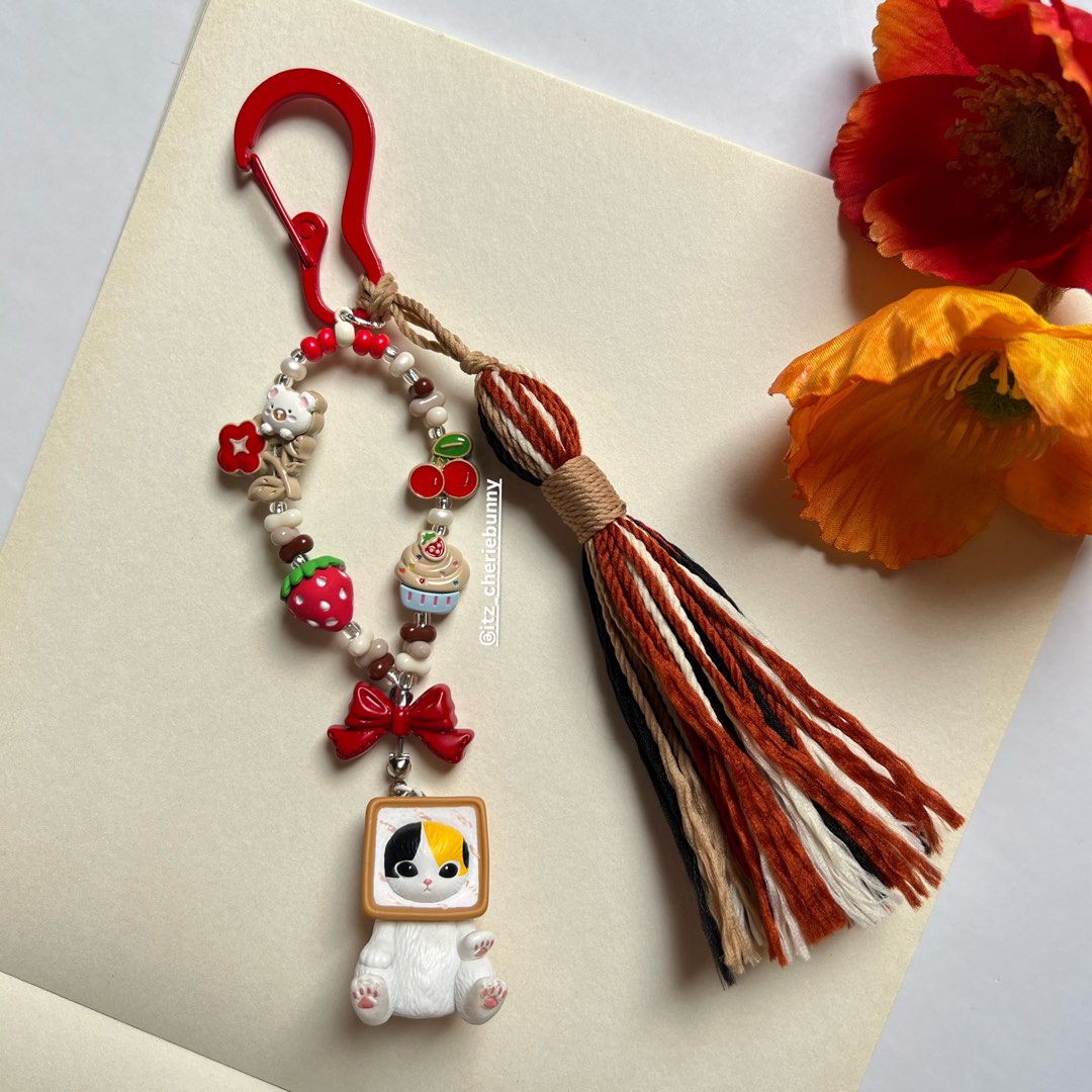 Mofusand Keychain & Phone strap original figur! READ DETAIL⚠️, Toys ...