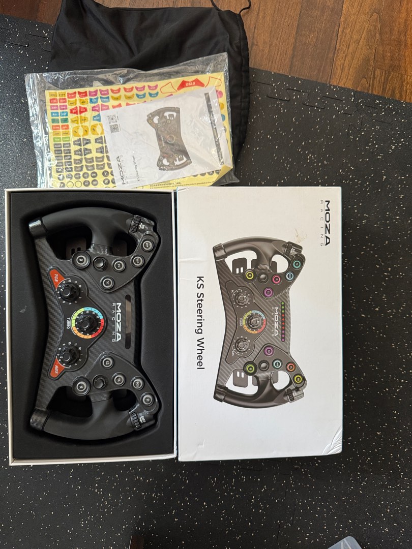 Moza KS wheel, Video Gaming, Gaming Accessories, Controllers on Carousell
