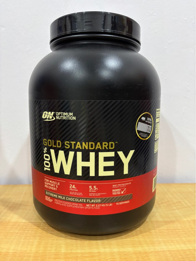 ON Optimum Nutrition Gold Standard 100% Whey Empty Can, Health ...