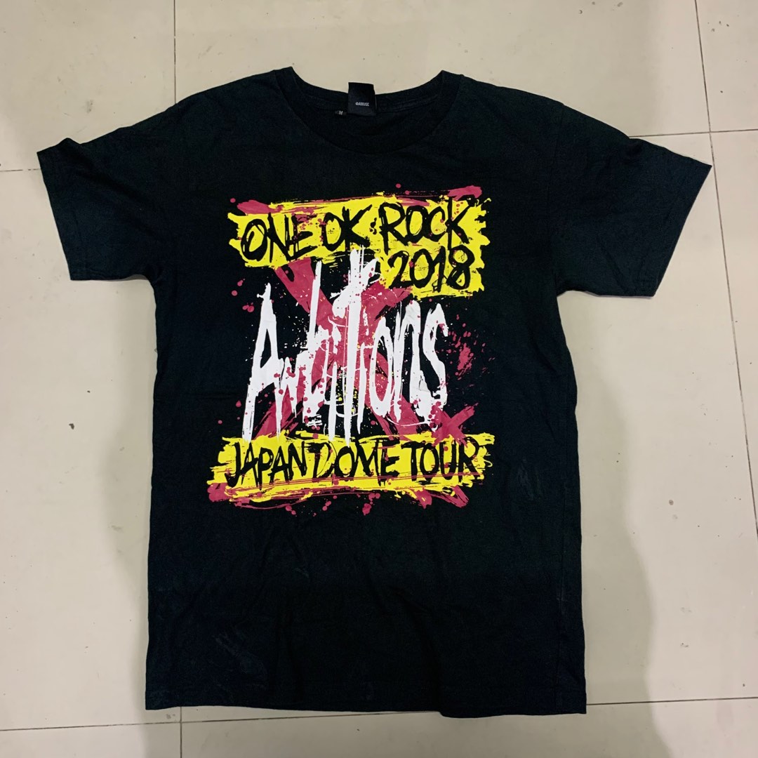 ONE OK ROCK 2018 JAPAN DOME TOUR not metalica korn linkinpark kaos band ...