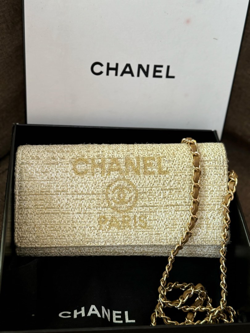Original Chanel WOC tweed deuville Sling Bag, Luxury, Bags & Wallets on ...