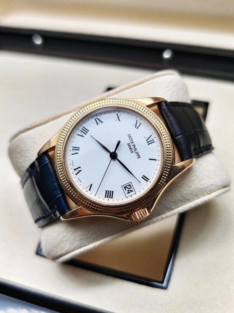 Patek Philippe Calatrava 5117R RoseGold Case, Luxury, Watches on Carousell