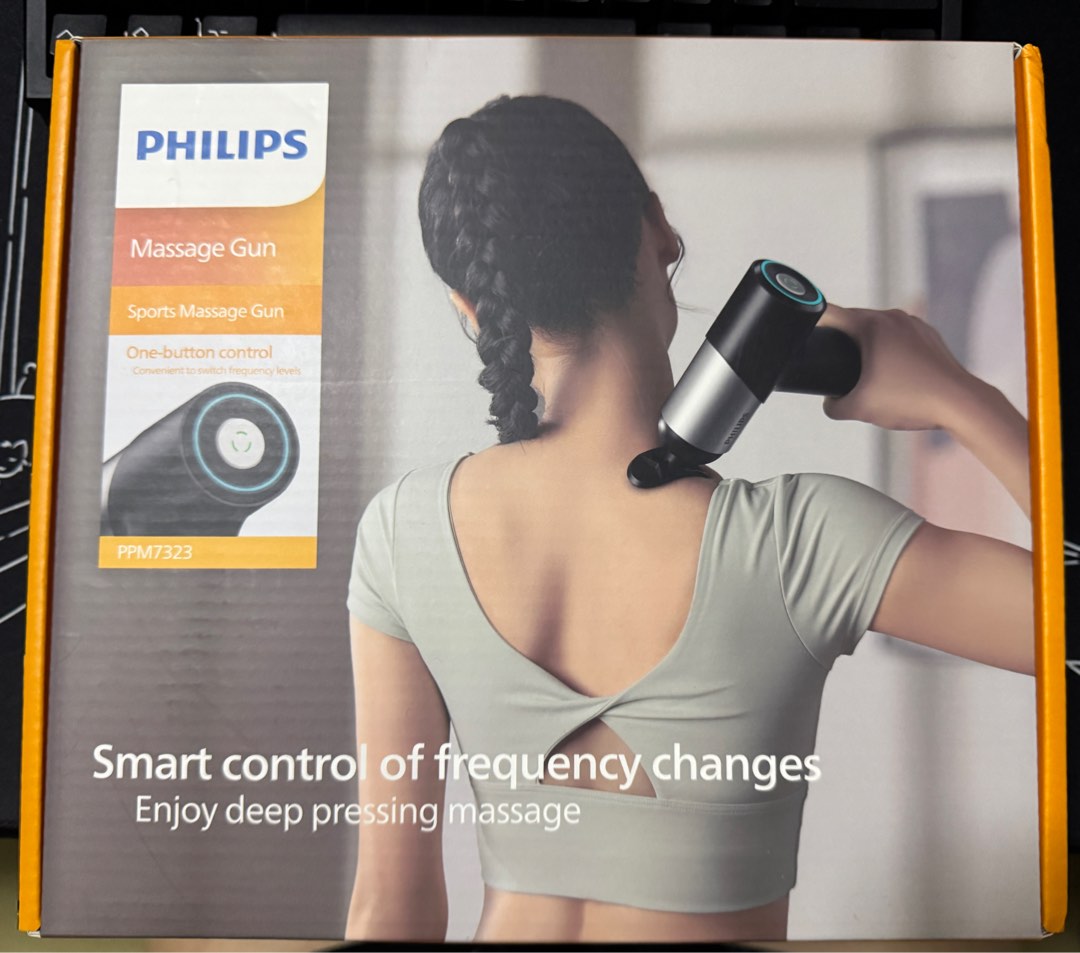 Philips Massage Gun PPM7323, Sports Equipment, Exercise & Fitness ...