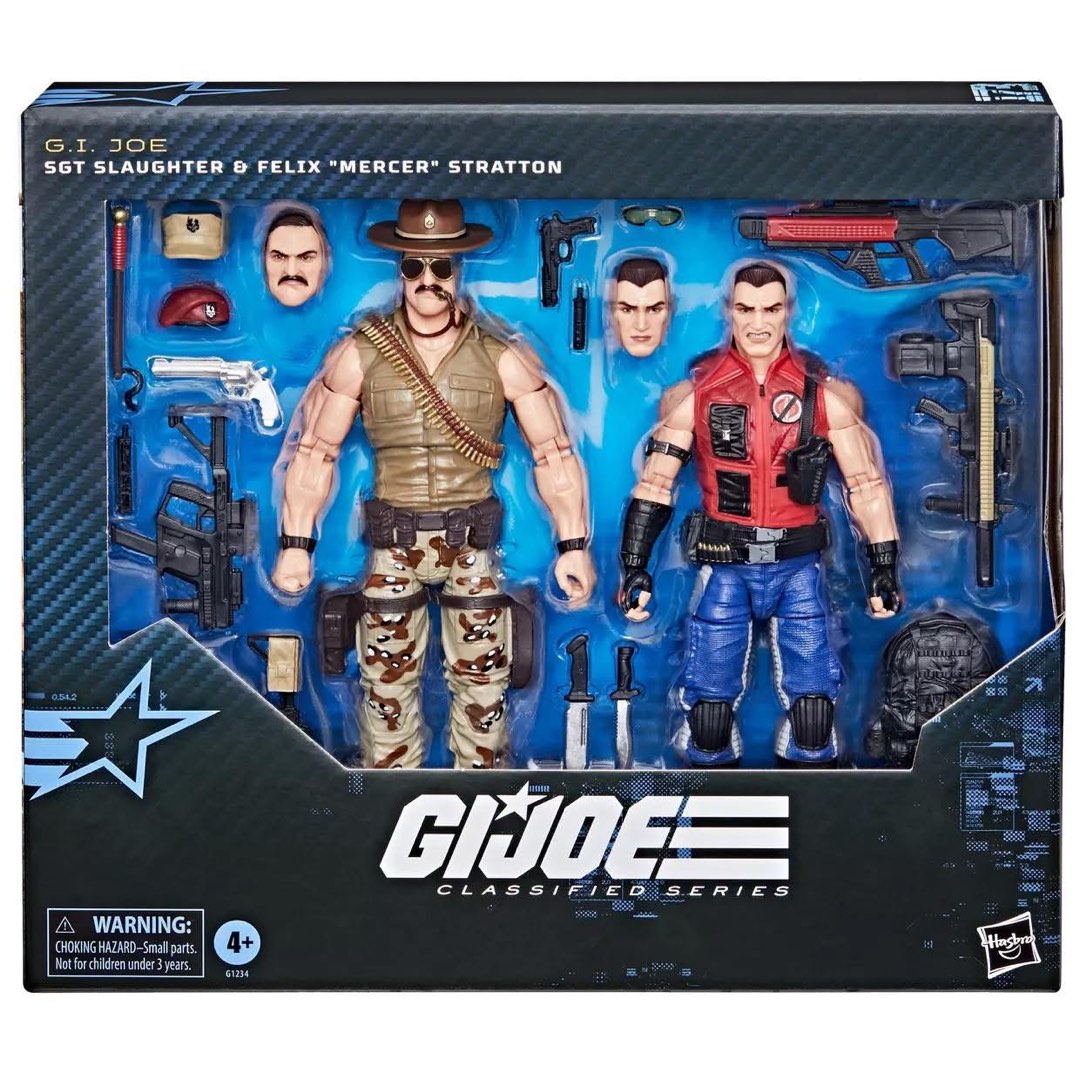 [PO] Hasbro GI G.I. Joe Classified Series Sgt Slaughter and Felix ...