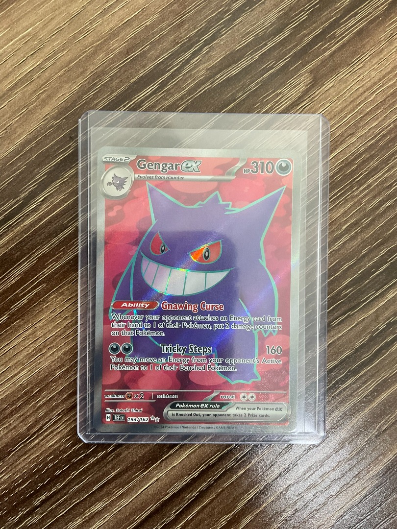 Pokemon Temporal Flames Gengar ex, Hobbies & Toys, Toys & Games on ...