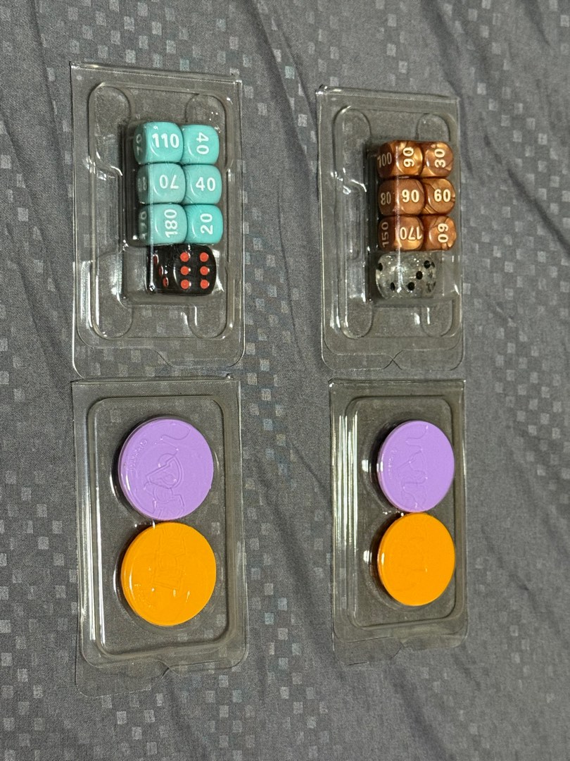 Pokémon TCG Destined Rivals/Prismatic Evolutions ETB Dice and Condition ...