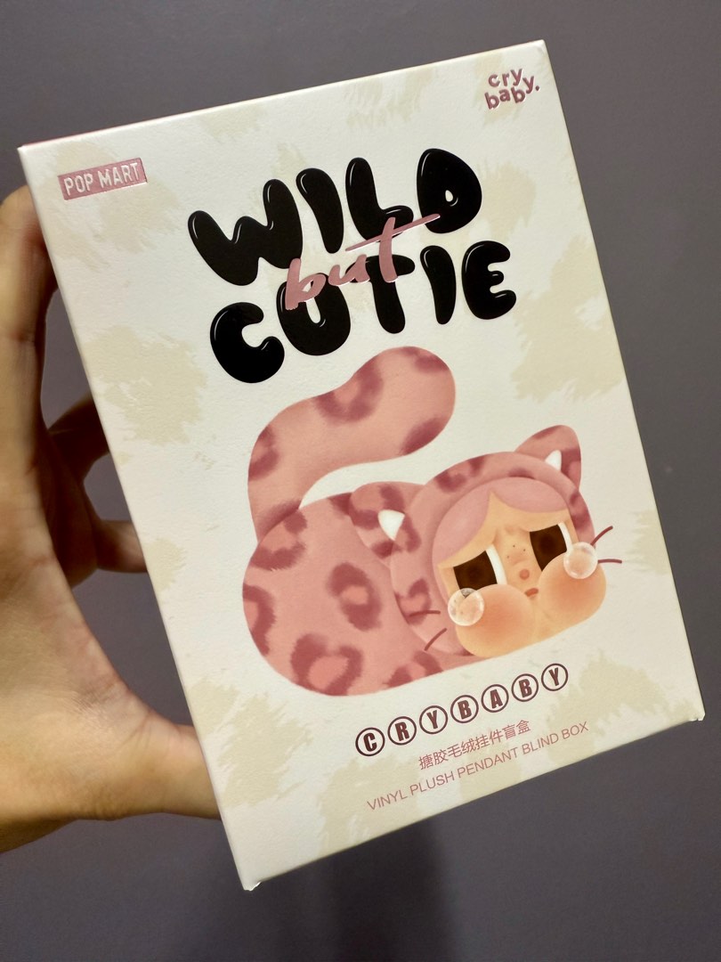 Pop Mart CRYBABY Wild but Cutie Series Vinyl Plush Pendant Blind Box ...