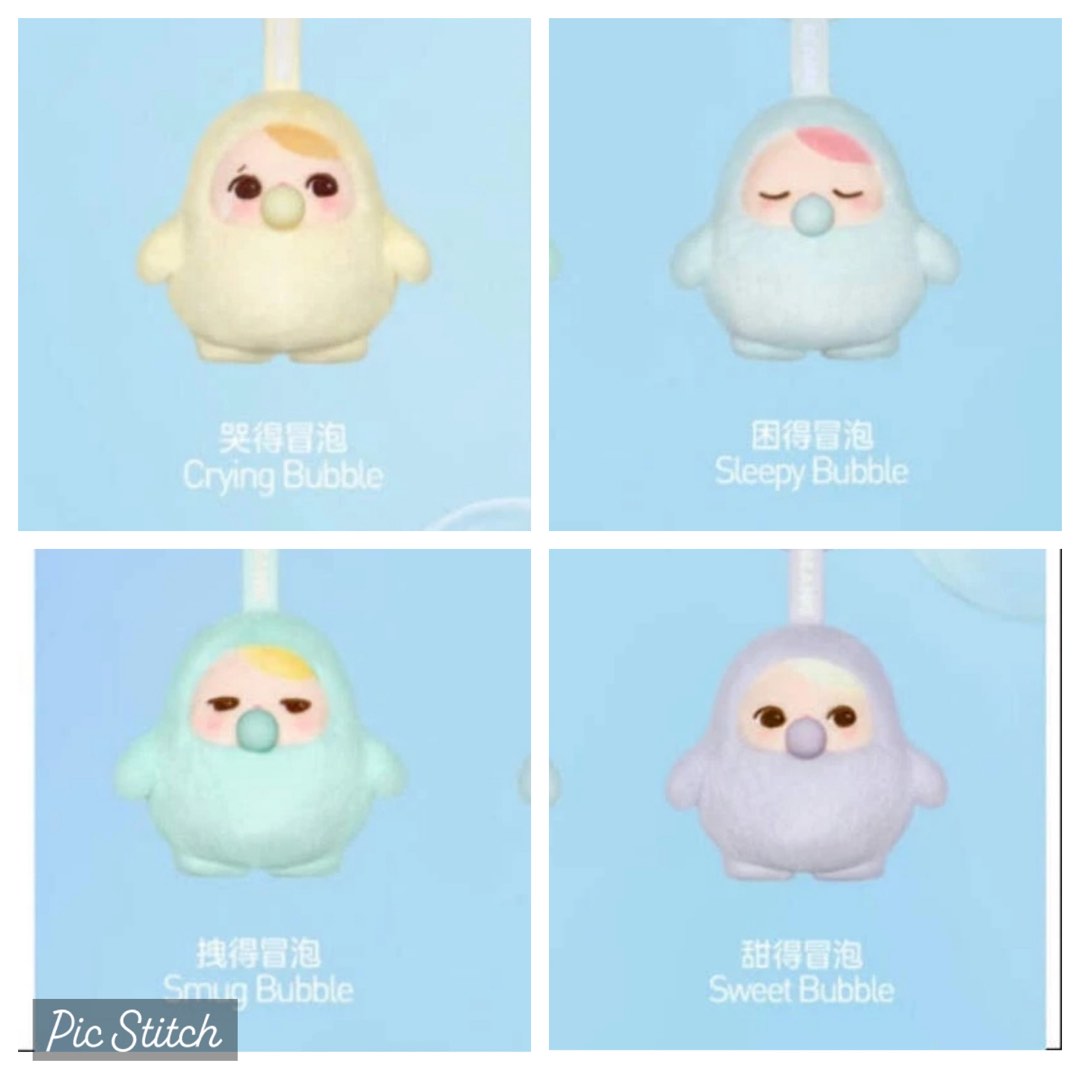 Pop Mart Pucky Bubble Up Series Pendant - Sweet Bubble, Sleepy Bubble ...