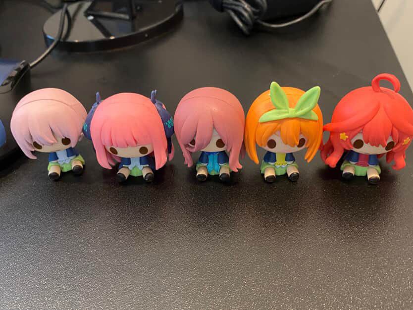 Quintessential Quintuplets mini figure, Hobbies & Toys, Toys & Games on ...