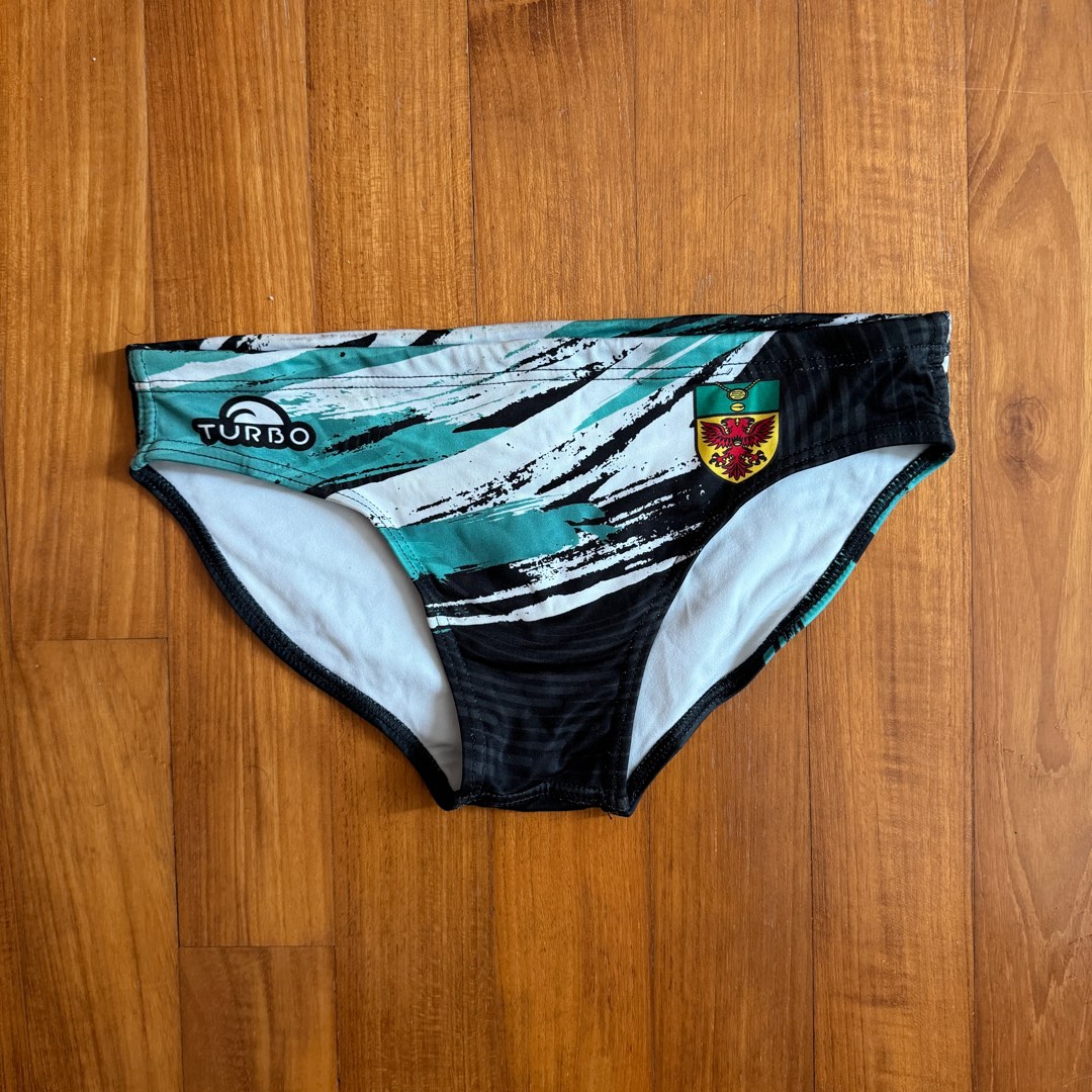 raffles waterpolo swimming trunks, Men's Fashion, Bottoms, Swim Trunks ...