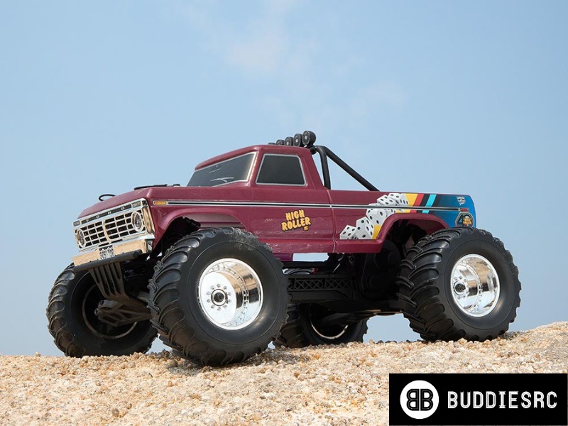 [READY STOCK!] FMS 1/10 FORD F100 MONSTER TRUCK 2WD RTR, HIGH ROLLER ...