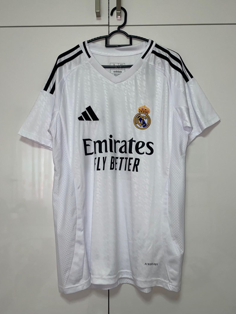 Real Madrid Vini Jr 24/25 Home Kit Jersey, Men's Fashion, Activewear on ...