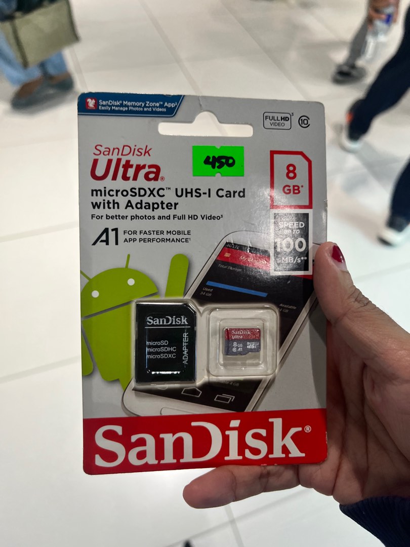 SanDisk 8 Gb Memory Card SD, Mobile Phones & Gadgets, Mobile & Gadget Accessories, Memory & SD ...