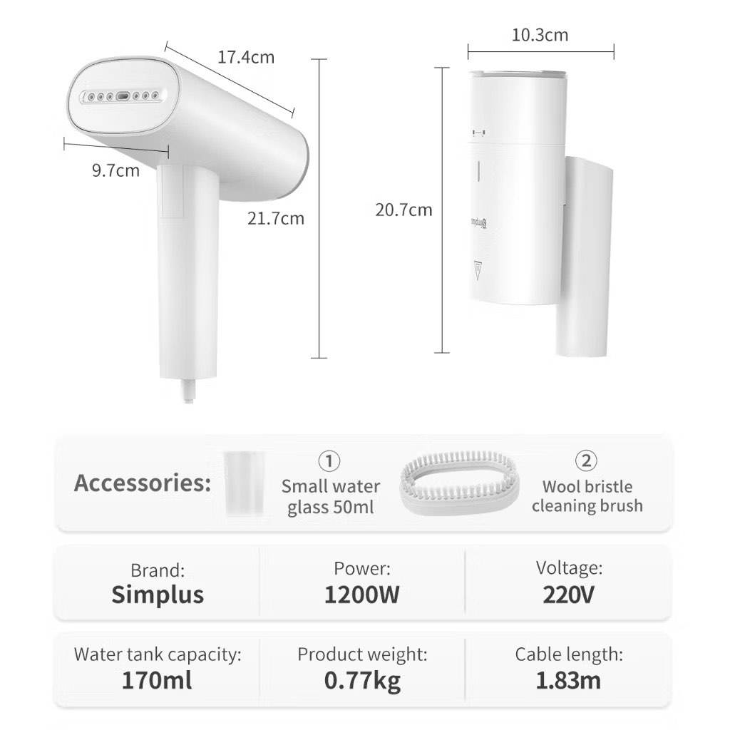 Simplus Steam iron, TV & Home Appliances, Irons & Steamers on Carousell