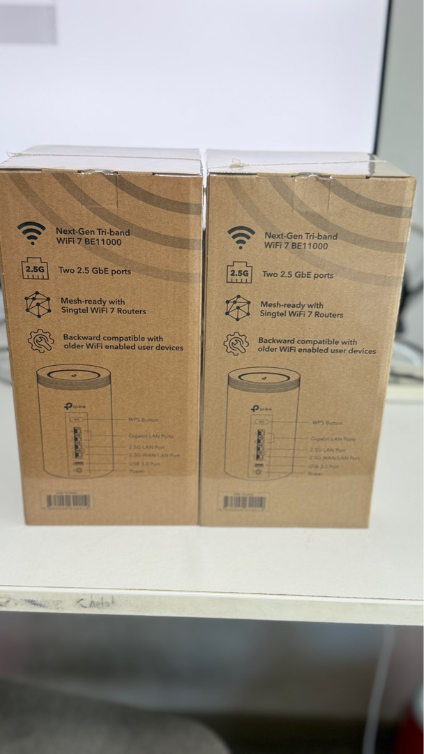 Singtel TP-Link WiFi 7 Router HB611-SGST, Computers & Tech, Parts ...