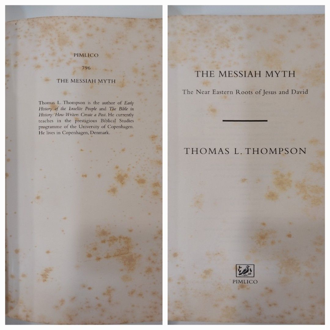 (SL) The Messiah Myth: The Near Eastern Roots of Jesus and David By ...