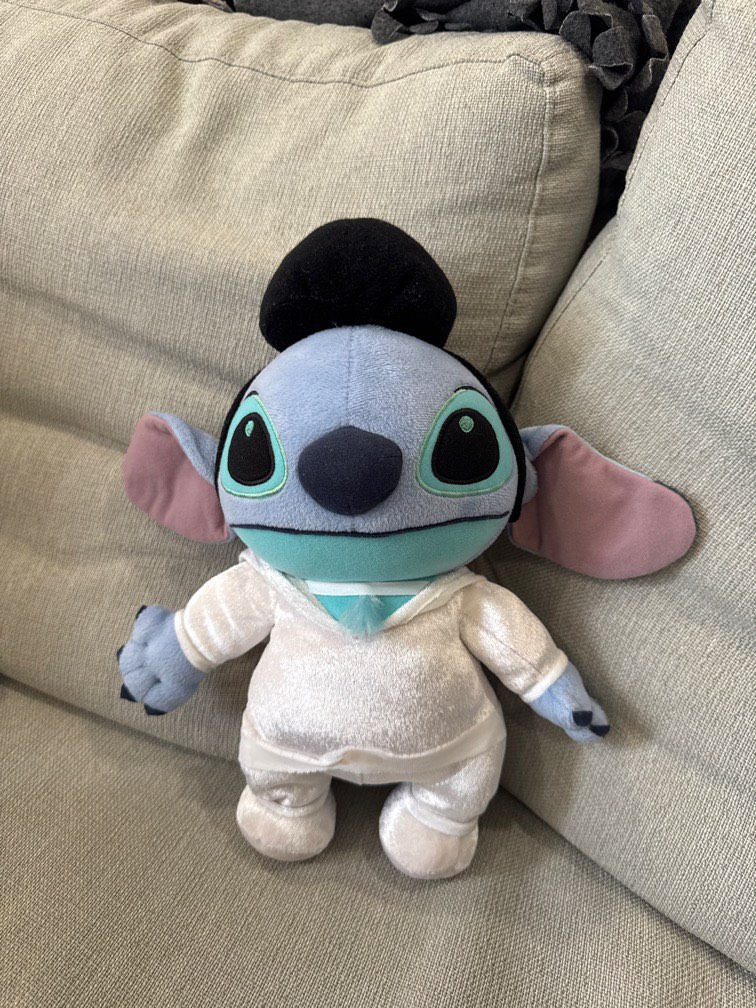 Soft toy: Stitch in Elvis outfit, Hobbies & Toys, Toys & Games on Carousell