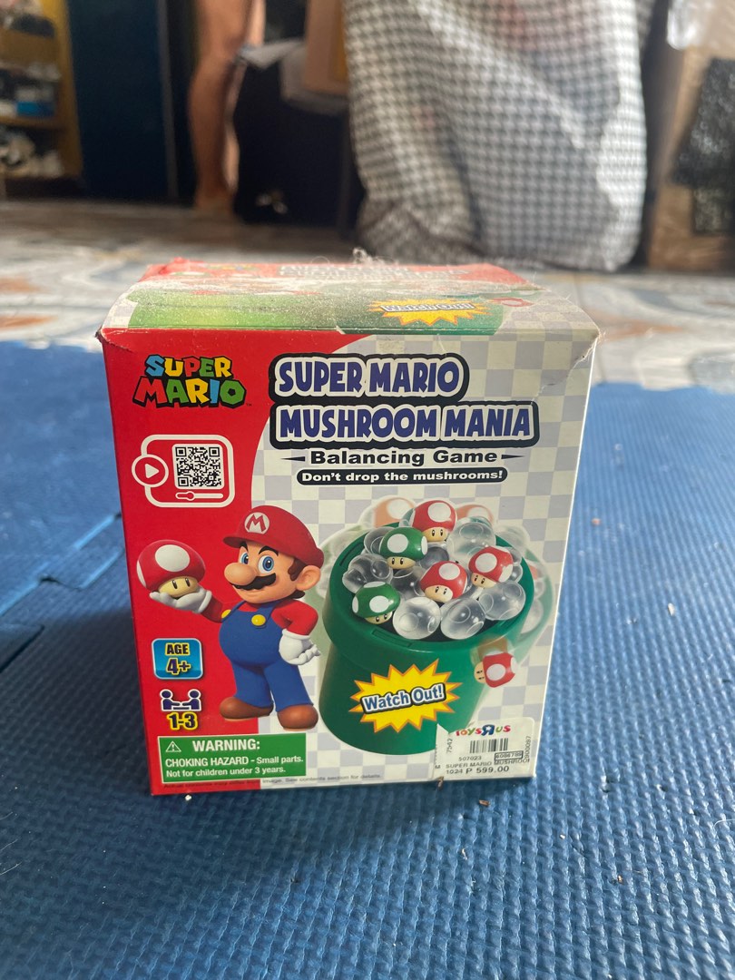 SUPER MARIO MUSHROOM MANIA Balancing Game, Hobbies & Toys, Toys & Games ...