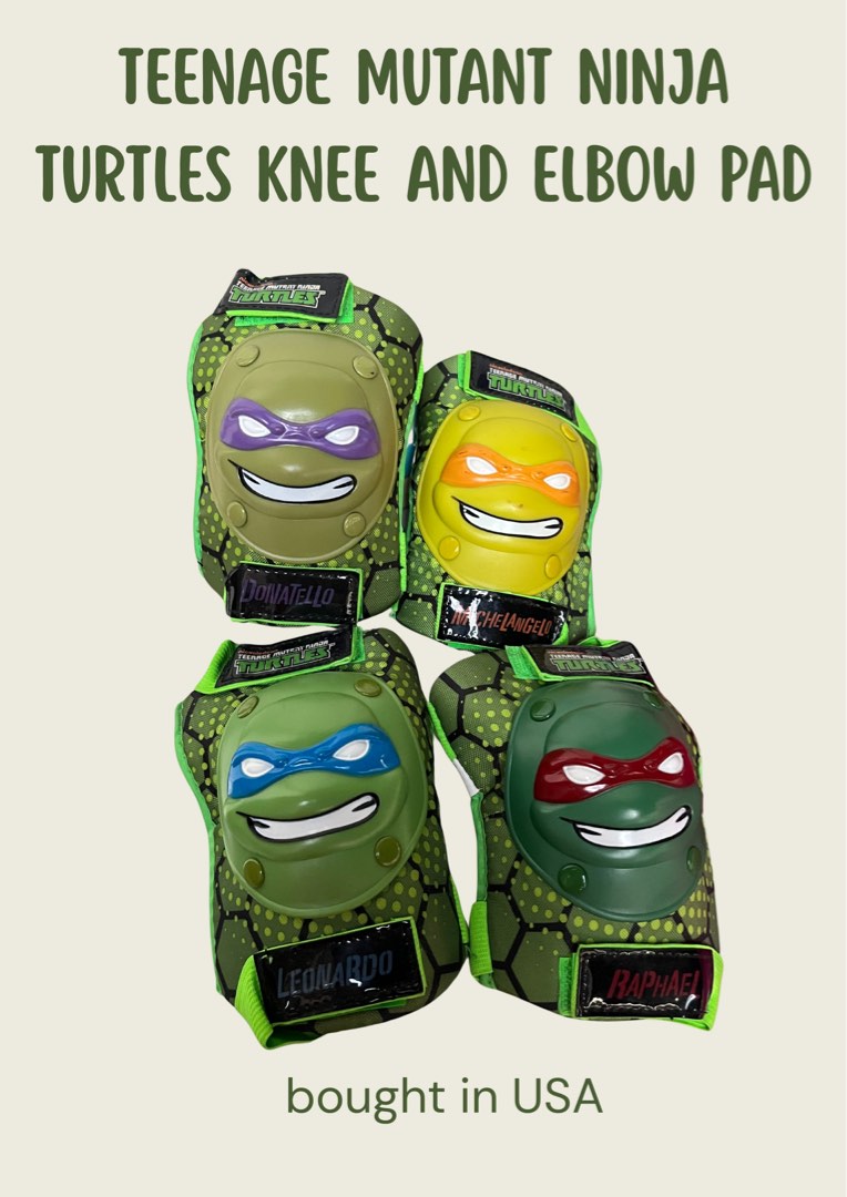 Teenage Mutant Ninja Turtles Knee and Elbow Pad, Babies & Kids, Baby ...