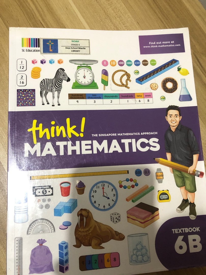 Think mathematics 6B textbook, Hobbies & Toys, Books & Magazines ...