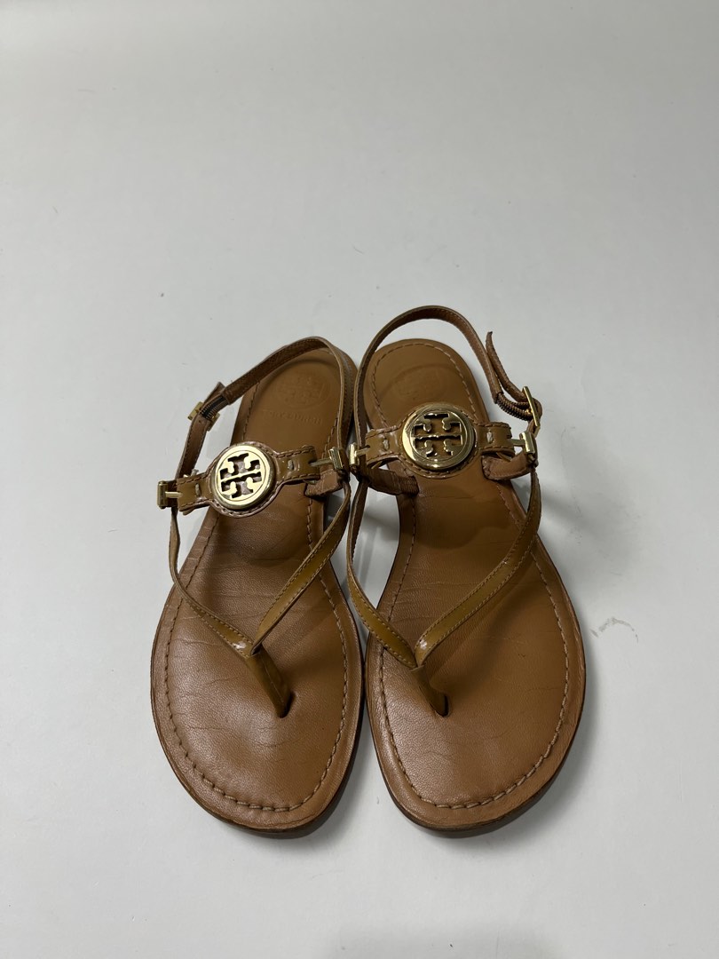 Tory Burch Ali Sandals, Women's Fashion, Footwear, Flats & Sandals on Carousell