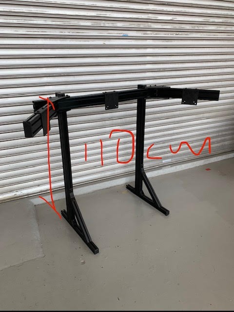 Triple Monitor Stand for Simracing (up to 3x 32 inch screens ...