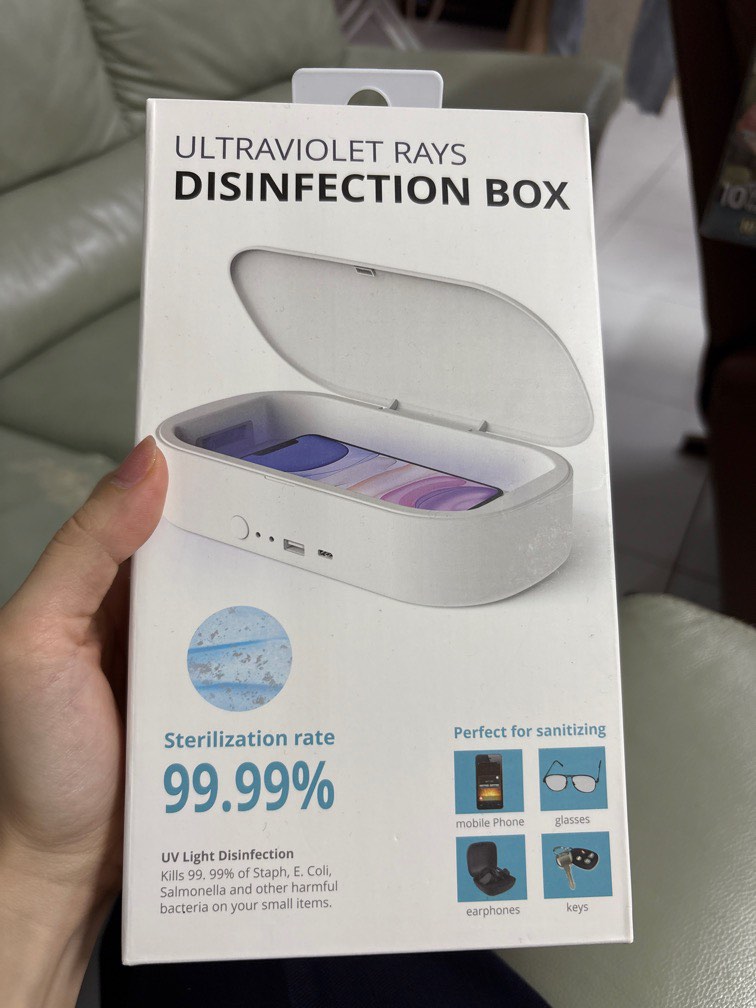 Ultraviolet Rays Disinfection Box, Mobile Phones & Gadgets, Other Gadgets on Carousell